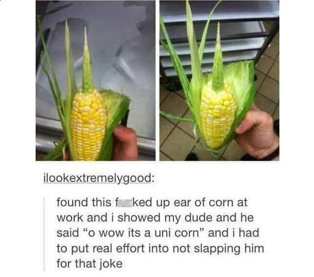 A unique corn - 9GAG