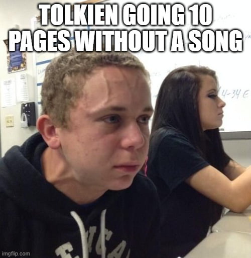 Reading the Hobbit and lOTR's - 9GAG