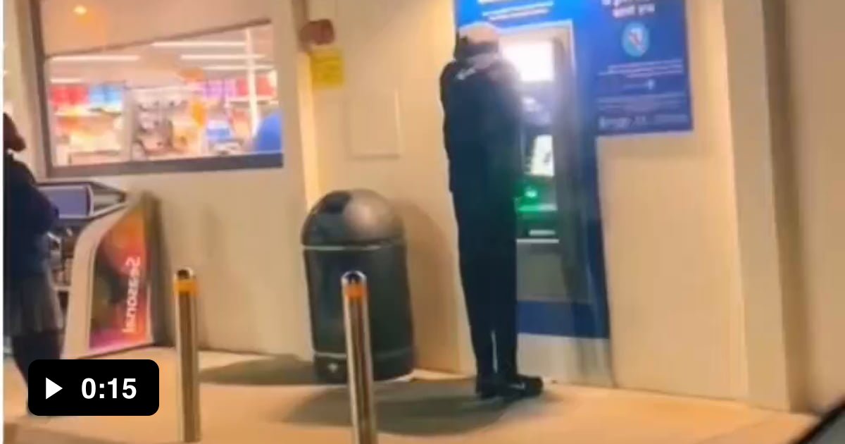 So someone put a mannequin at the ATM & made people wait for awhile - 9GAG