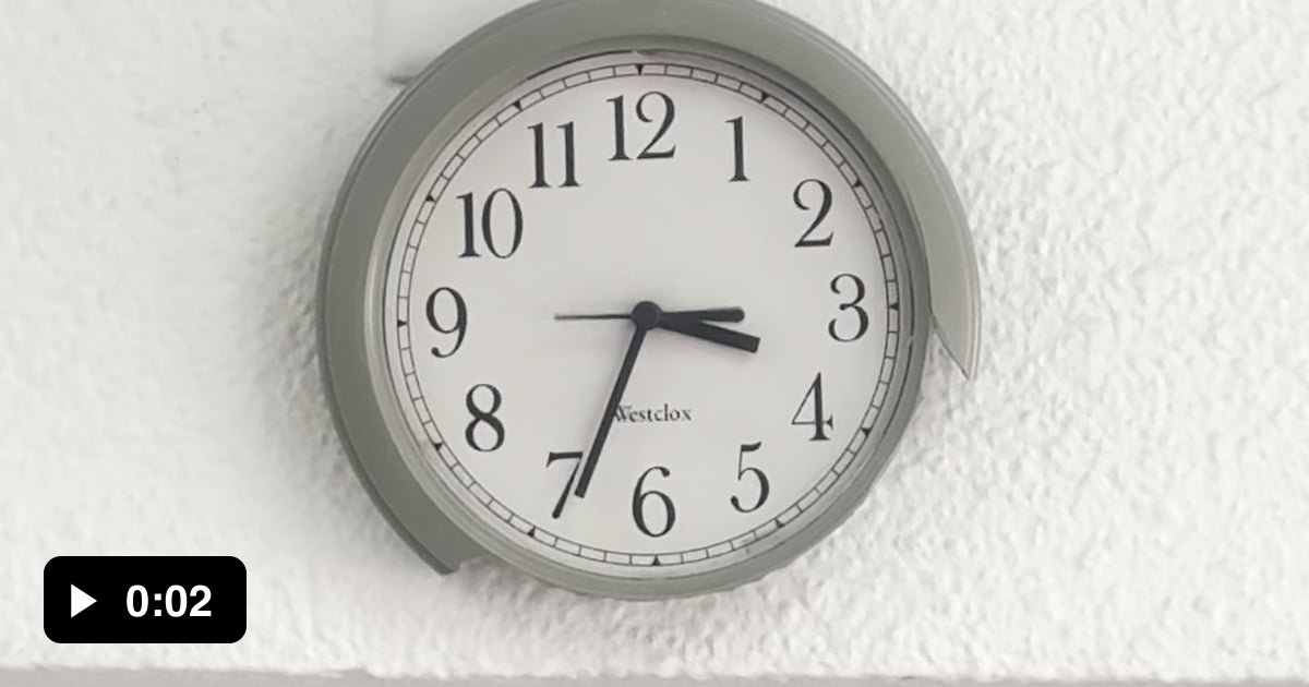 Edge, second hand and glass broken but he still keeps on going… me too ...