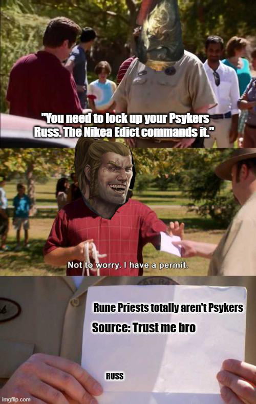 "Russ, you agreed at the Council!" - 9GAG