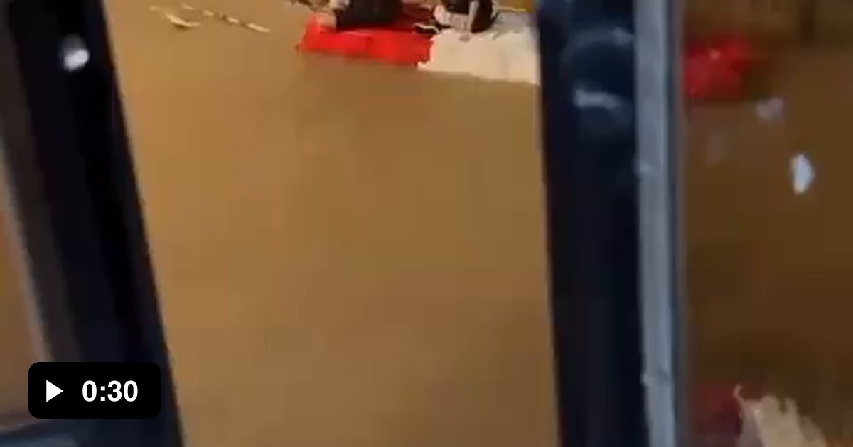 Heaviest flood in Hong Kong history, thanks for mainland using it as spillway. - 9GAG