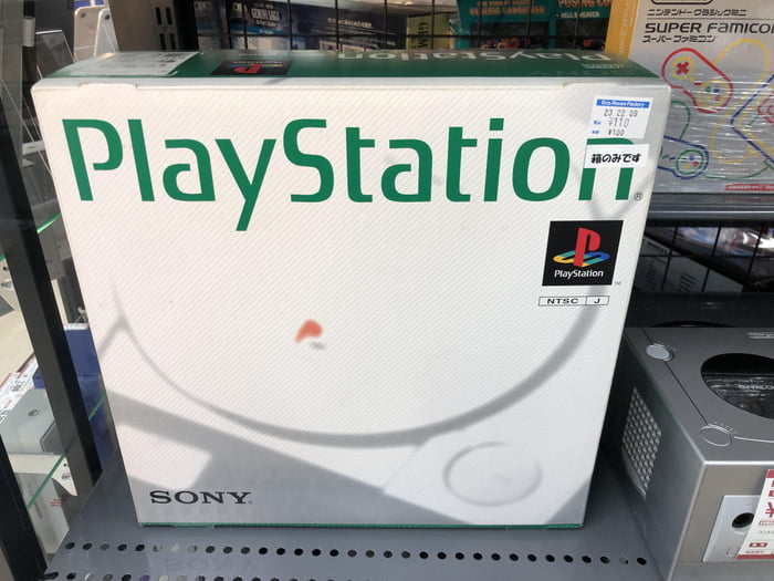 This used PS1 costs less than $1 (¥110) in Japan. - 9GAG