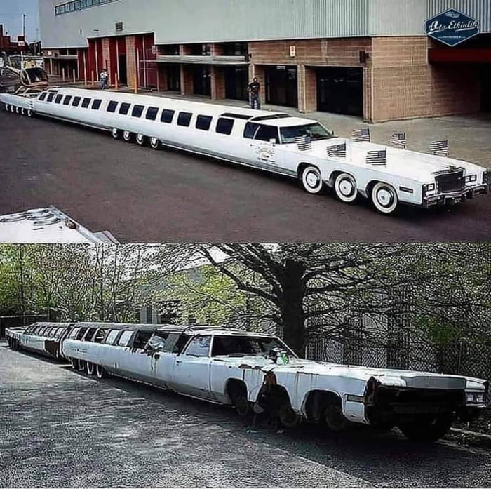 World’s longest limousine , American Dream, 100 ft long , includes ...