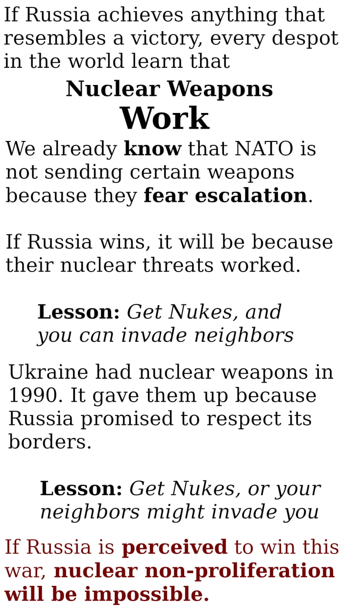 This war is not only about Russia. It is about every dictator that has ...