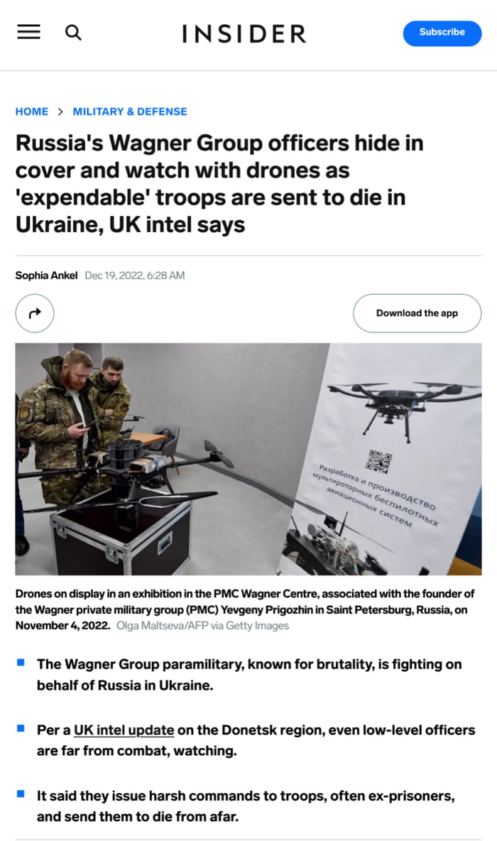 Brave, brave Wagner officers - 9GAG