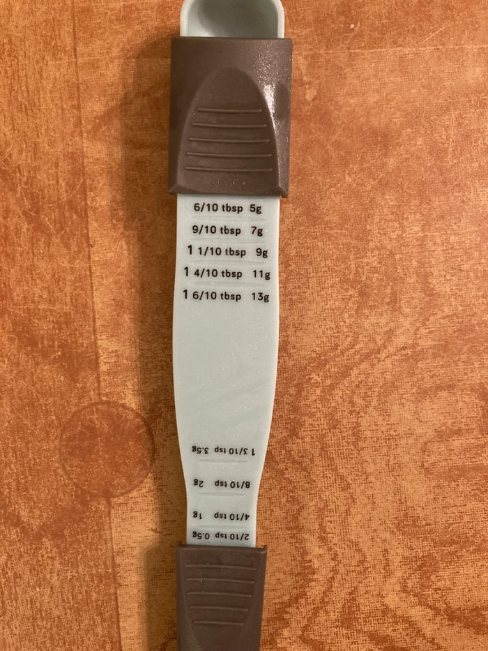 Measuring spoon has unconventional measurements - 9GAG