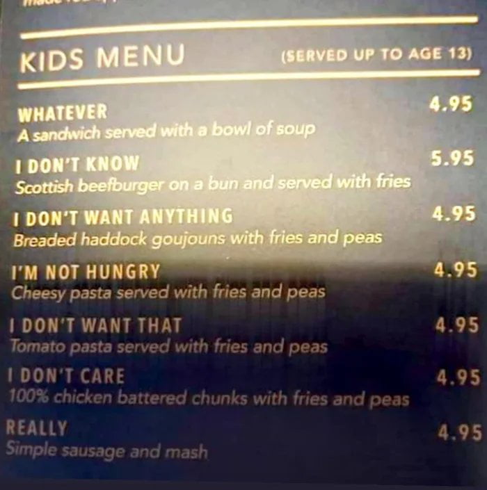 Más bien menú para tu pareja .. 🤪 - 9GAG