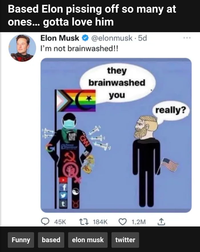 Based Elon... - 9GAG