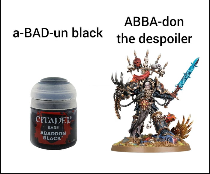 Do you say Abaddon or Abaddon? - 9GAG