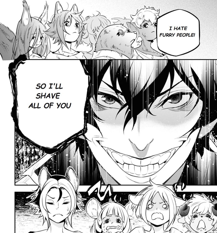 No fur = not a furry UwU source: Shield Hero (chapter 90) - 9GAG