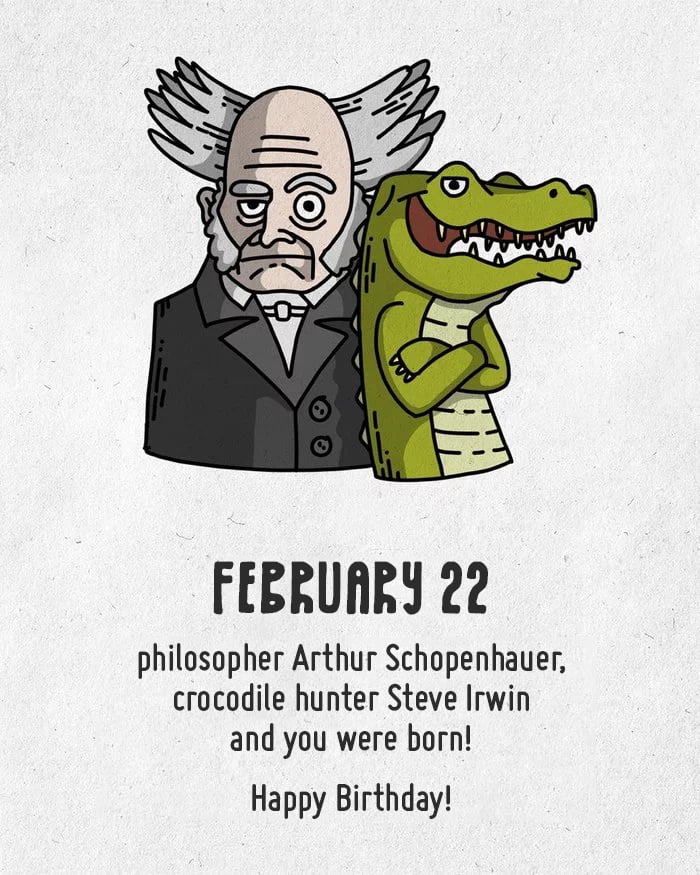 Calendar "Happy Birthday" February 22 - 9GAG