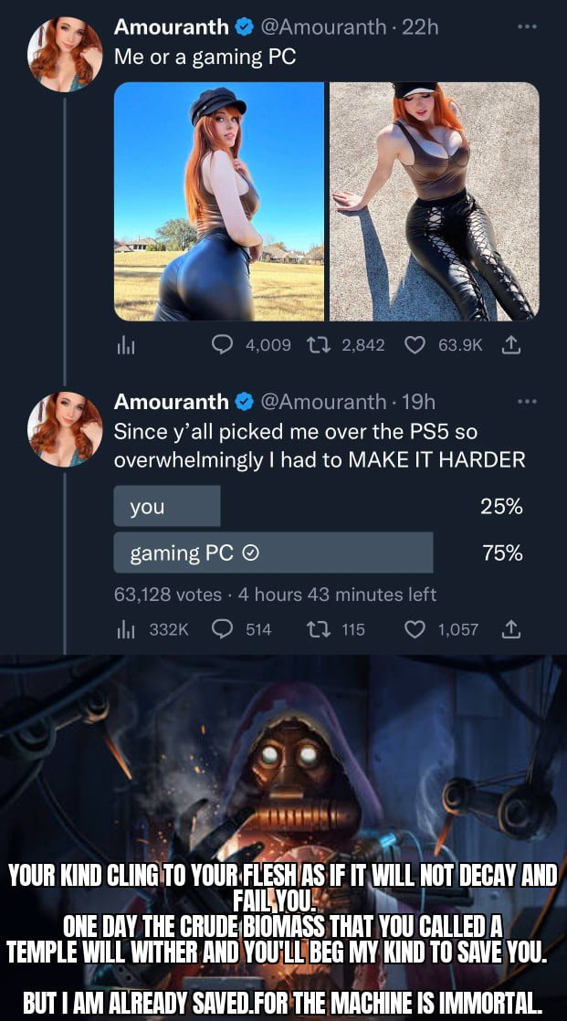 Flesh is temporary. The machine is immortal. - 9GAG