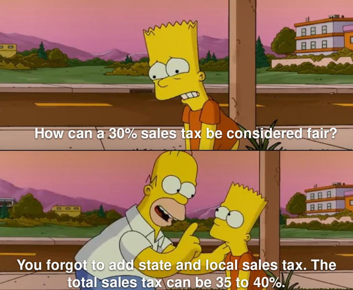 The average range for state/local sales tax is 4 to 7%, with some as ...