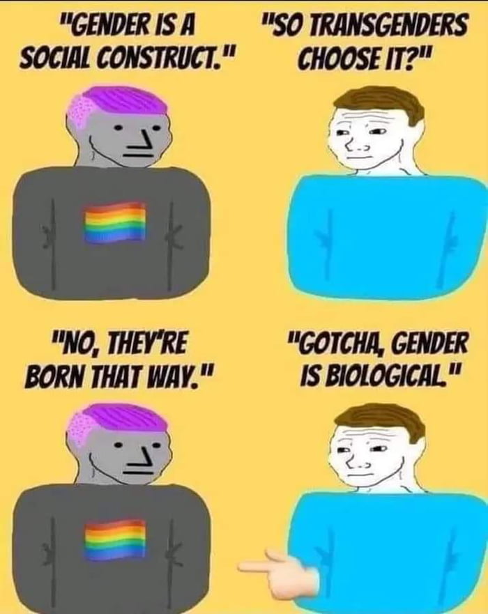 Transgender logic - 9GAG