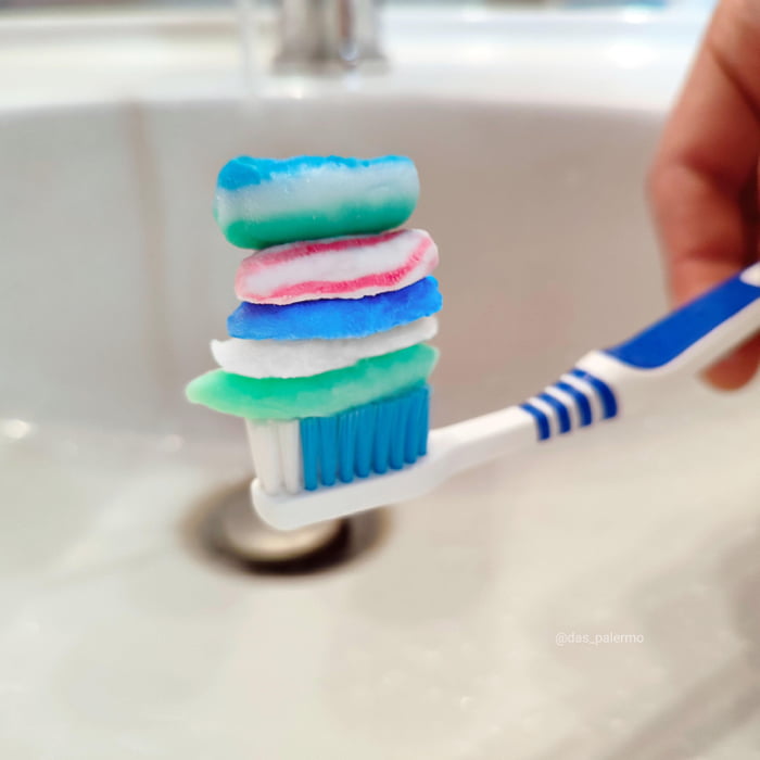 The tower of toothpaste, purger of plaque - 9GAG