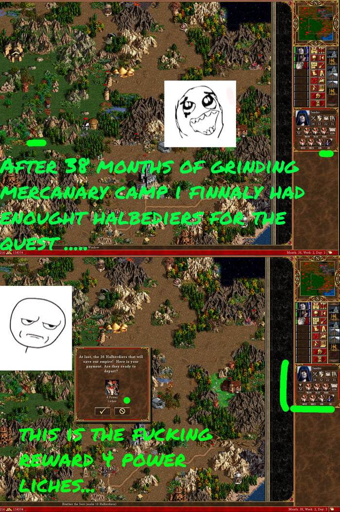 Homm3 ...some quests ... - 9GAG