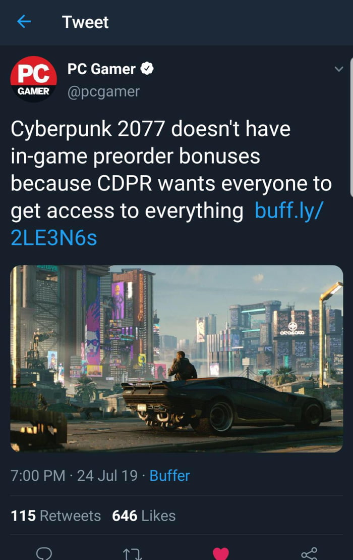 CDPR being game developer bros - 9GAG