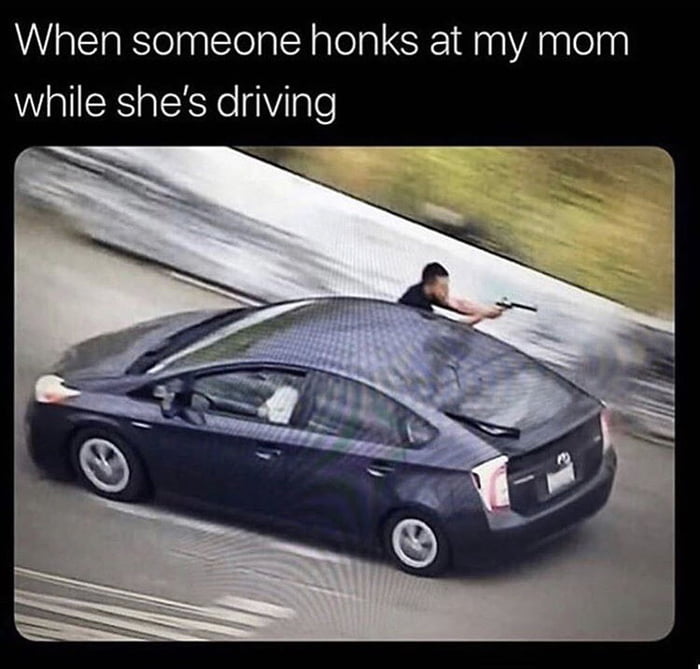 There is also a minigun in the trunk - 9GAG