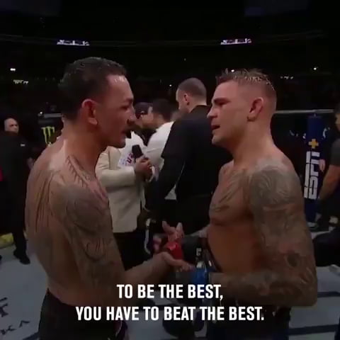 Fighters show respect to one another after a close and brutal 5 round ...