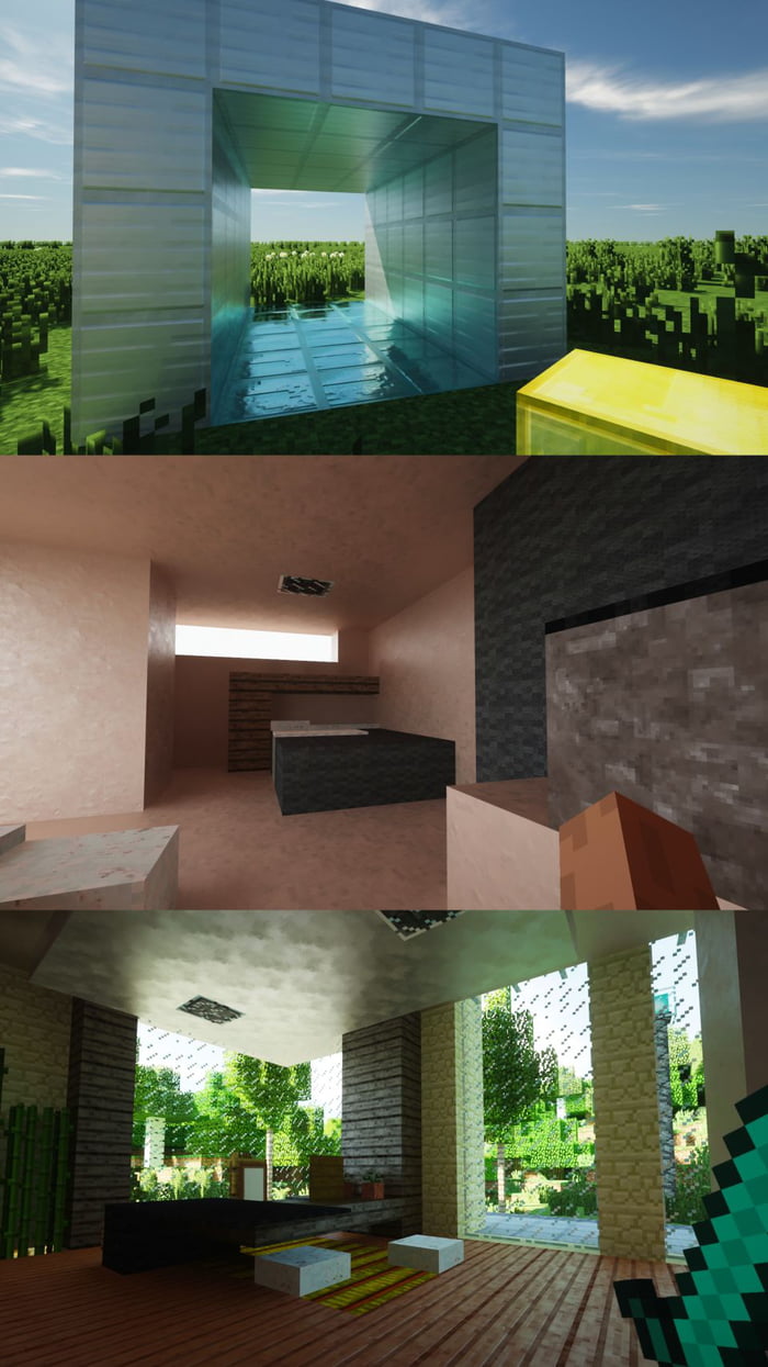 Minecraft with path tracing - 9GAG