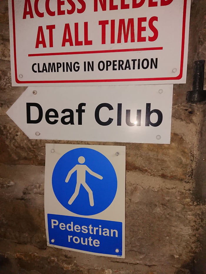 The first rule of Deaf Club..... - 9GAG