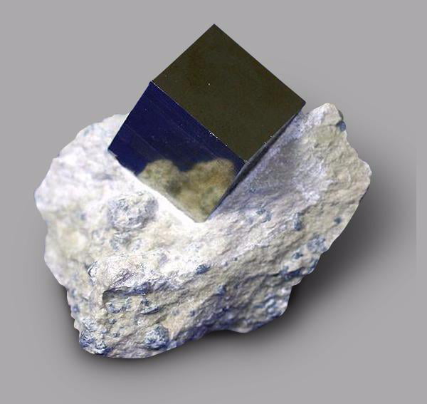 A naturally occurring cube of Pyrite - 9GAG