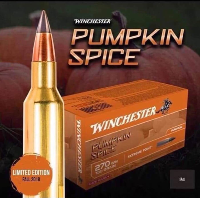Winchester and pumpkin spice. An American original. - 9GAG