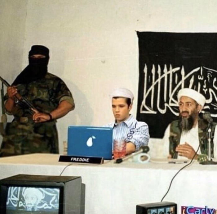 Osama Bin Laden live streams first message to America (c. 2003) - 9GAG