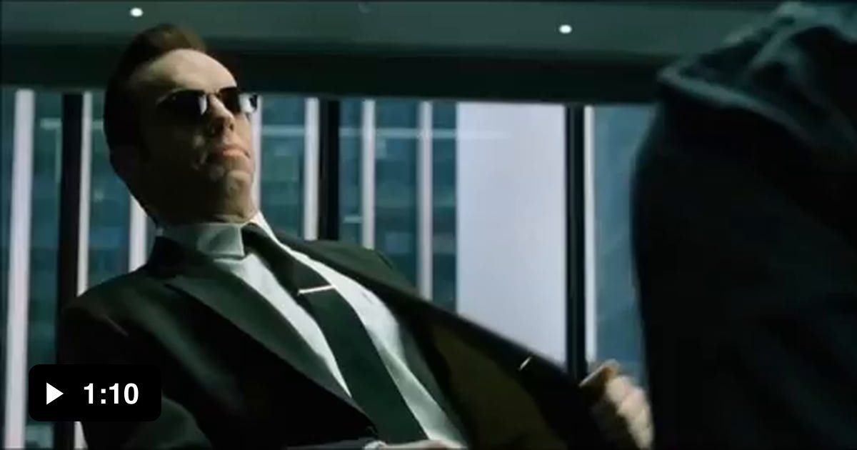 Agent Smith's monologue on human beings and virus. - 9GAG