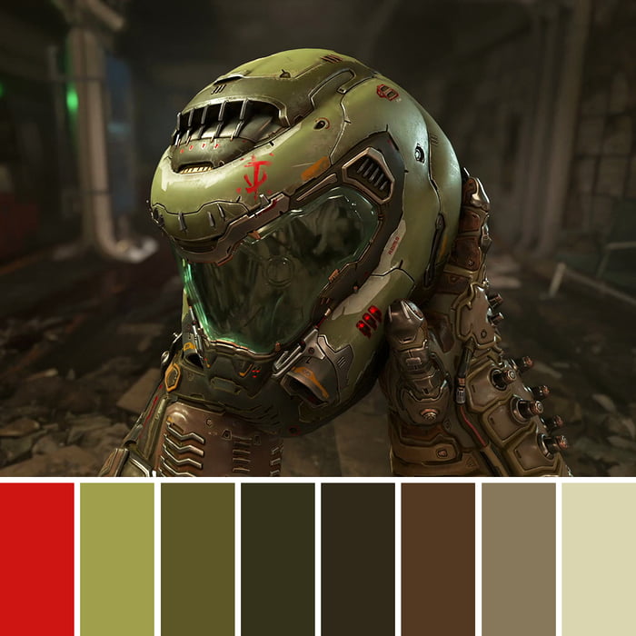 DOOM Eternal - Colors Breakdown - 9GAG