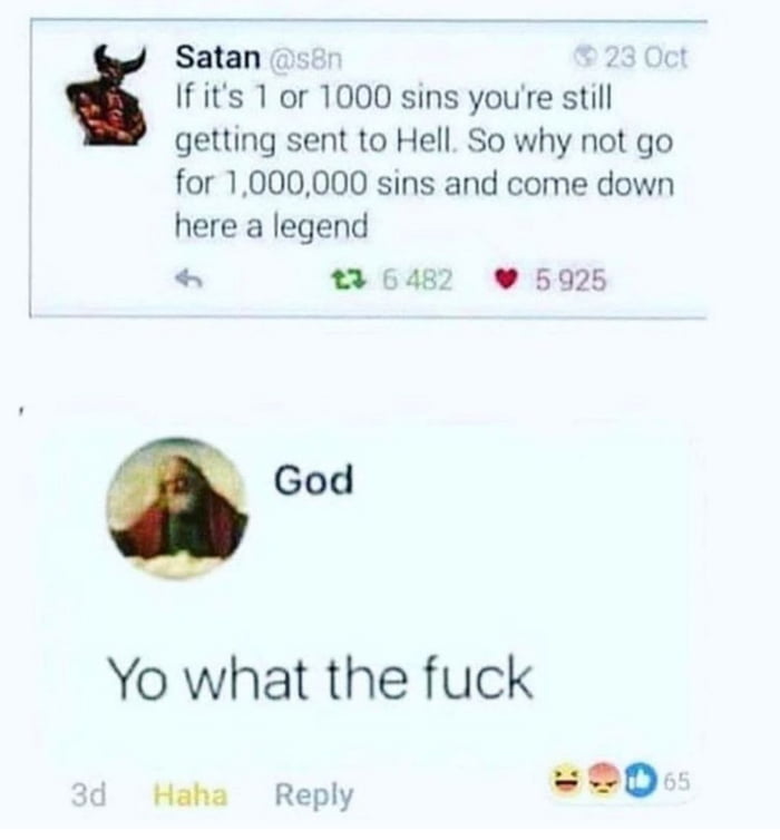 LOL - Lucifer Our Lord. - 9GAG