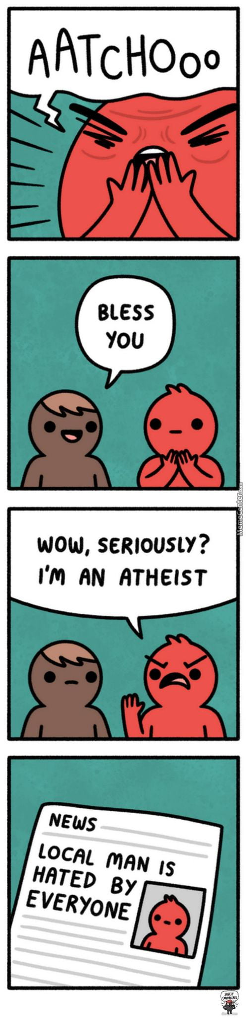 Sneeze strip comic - 9GAG