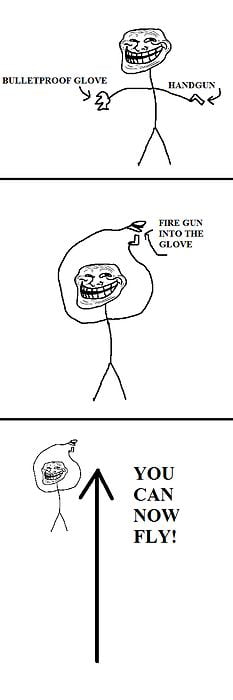 Troll Physics Flying