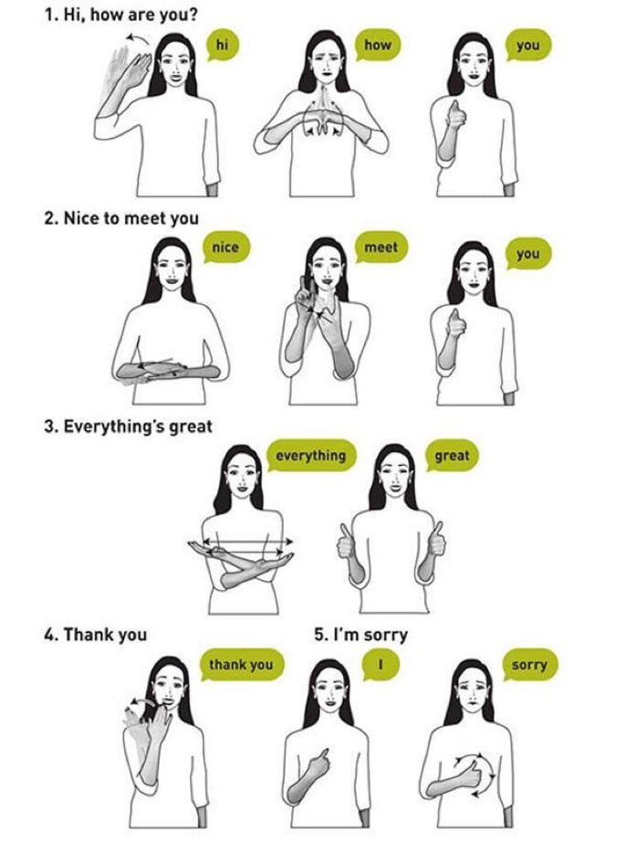 Learn sign language. - 9GAG