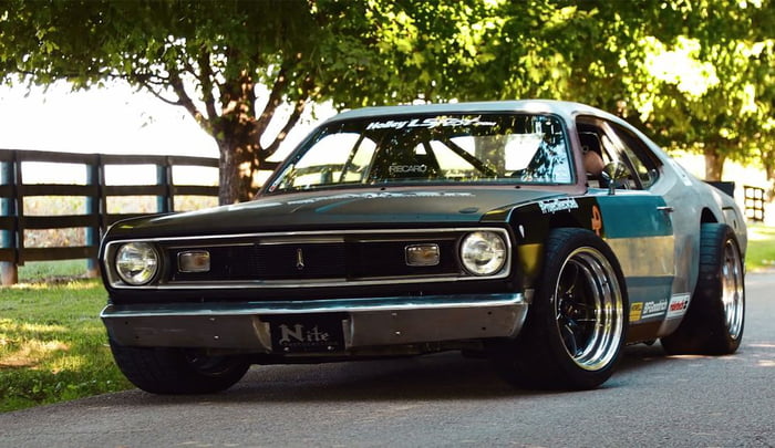 Yes or no? plymouth duster on a C6 corvette chassis - 9GAG