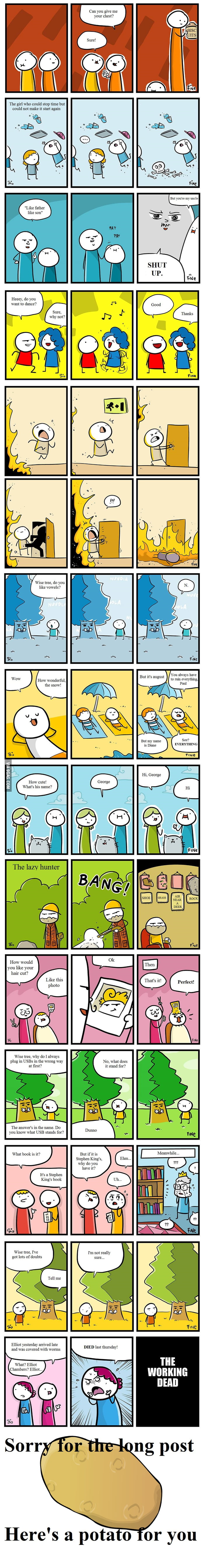 14 Comic strips by italian cartoonist Sio - 9GAG