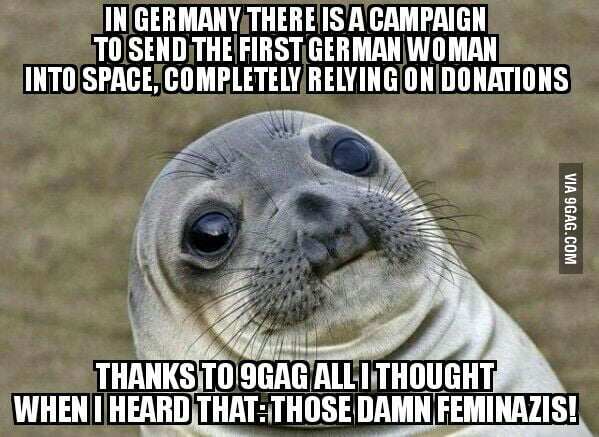 And I'm a German girl, so yeah.. still think it's unnecessary though - 9GAG