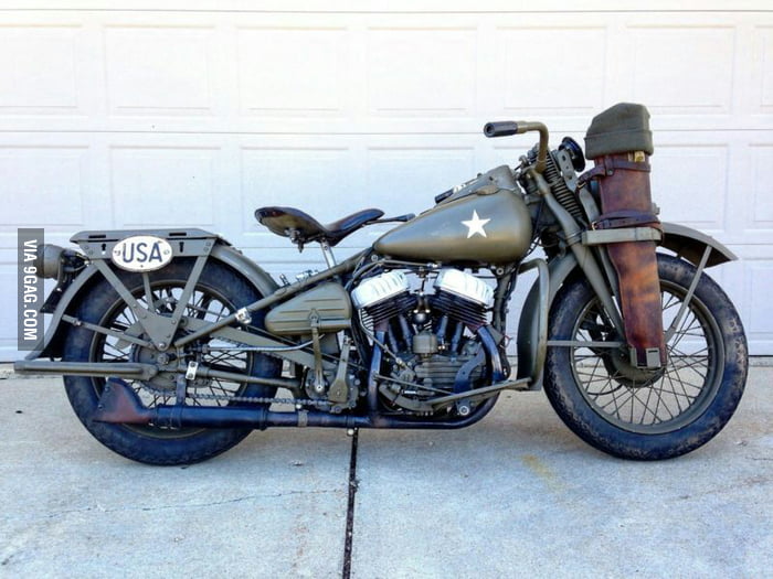 Decided to buy this gem of a Harley Davidson 42 WLA - 9GAG