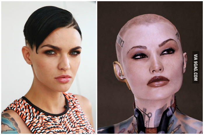 I just realized Ruby Rose (OITNB) would make a great Jack (ME2) - 9GAG