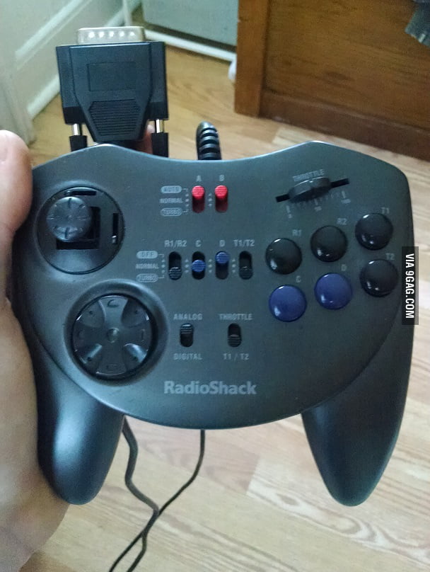 Extreme gaming controller (dug out of dusty closet) - 9GAG