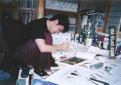 Eiichirô Oda, the creator of the best selling manga OnePiece - 9GAG
