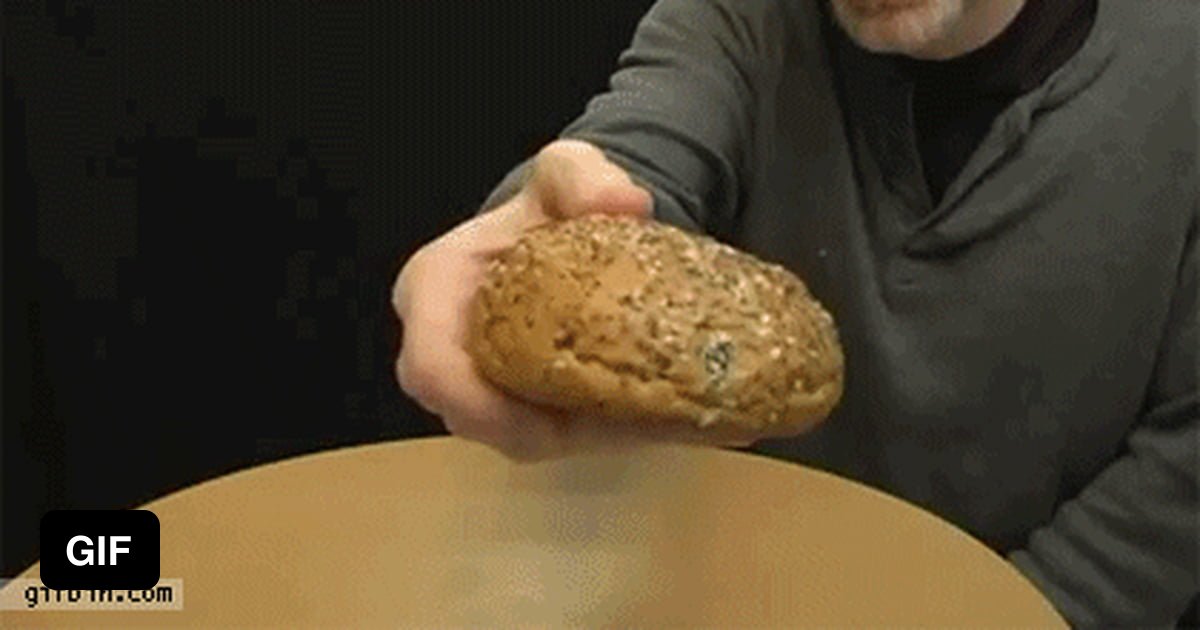 Rubber bread. - 9GAG