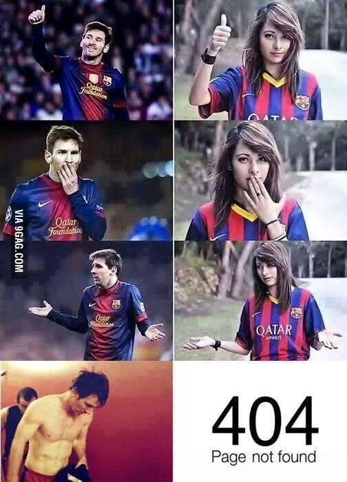Messi's Fan Girl - 9GAG