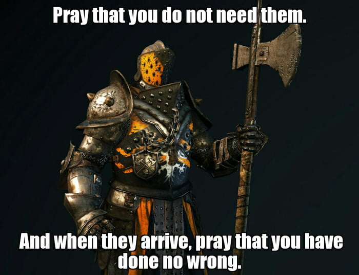 Lawbringer - For Honor - 9GAG