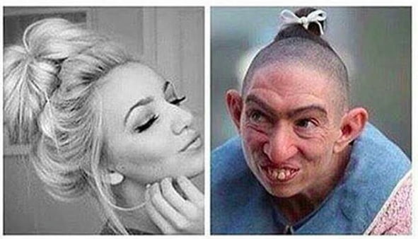 Other girls with buns vs me - 9GAG