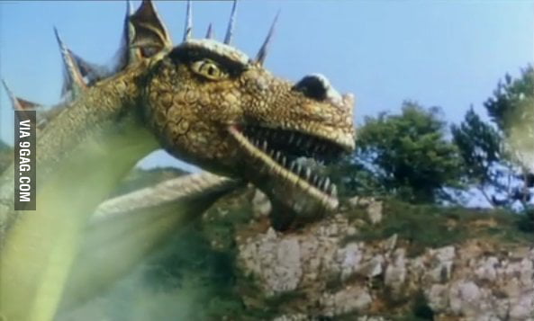 Retarded dragon from retarded The Witcher movie from 2001 - 9GAG