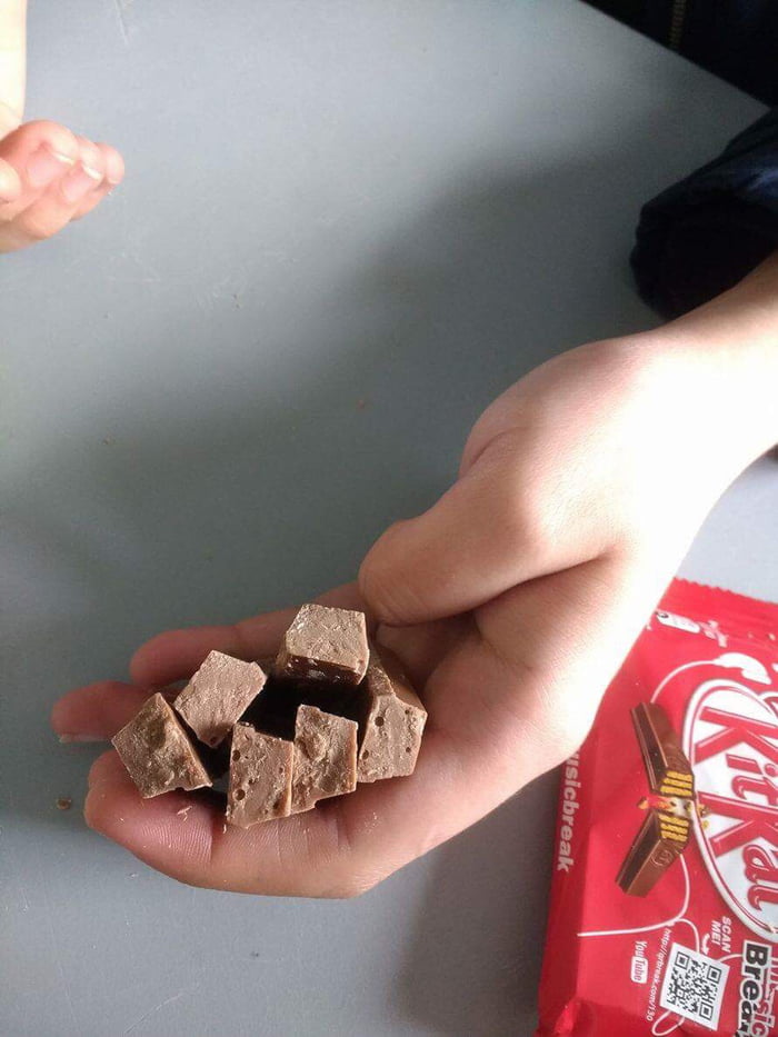 My friend just got a cookieless kitkat - 9GAG