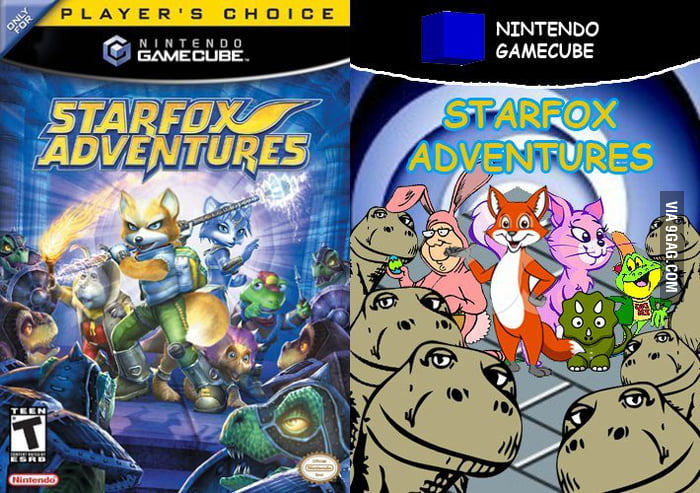 Star Fox Adventures cover made with Clip Art. - 9GAG