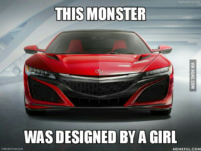 The amazing new Honda/Acura NSX - 9GAG